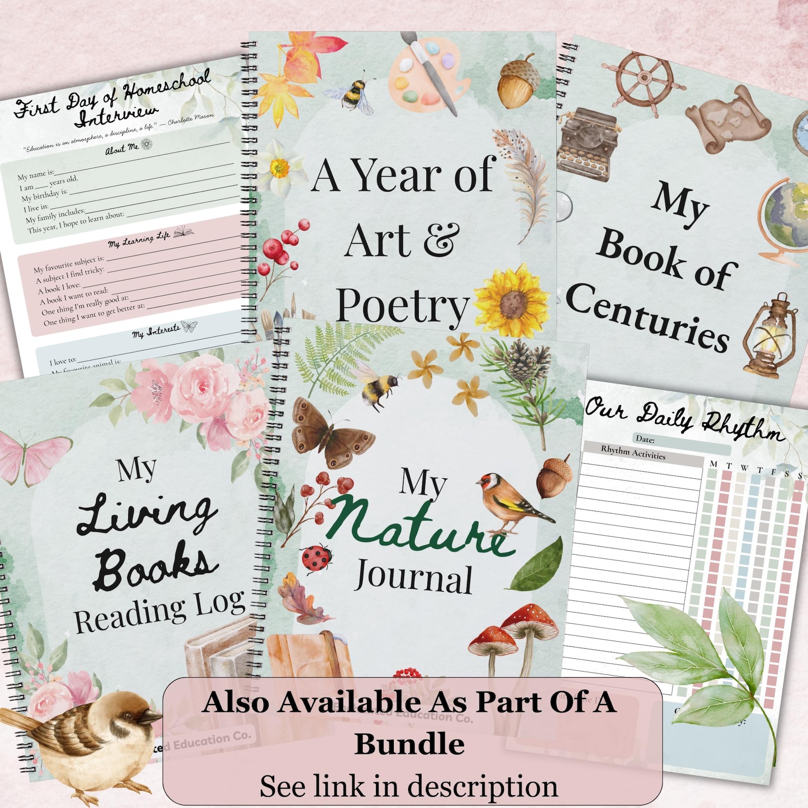 Charlotte Mason Nature Journal | Homeschool Printable (PDF) - Etsy