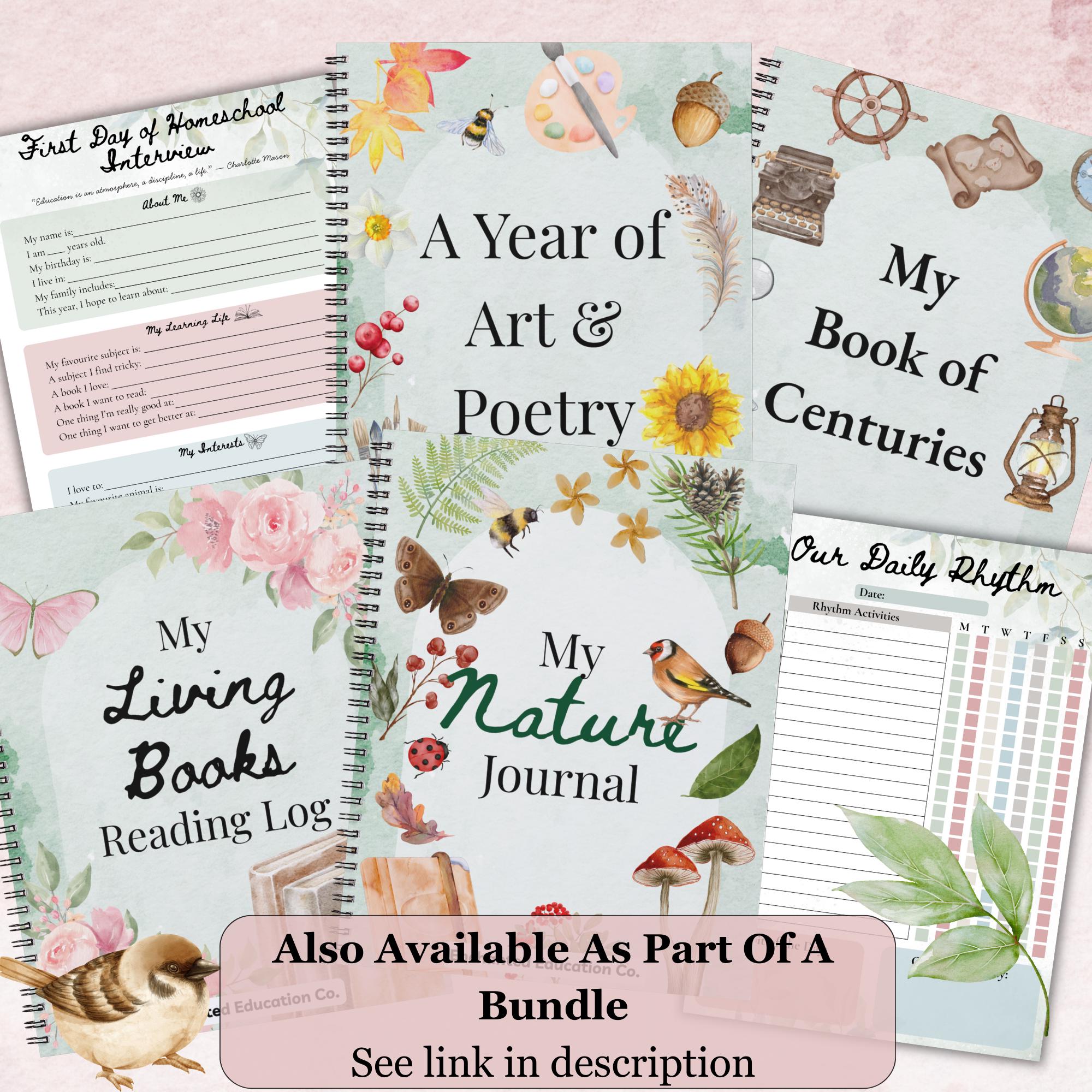 Charlotte Mason Inspired Nature Journal | Nature Study for Kids ...