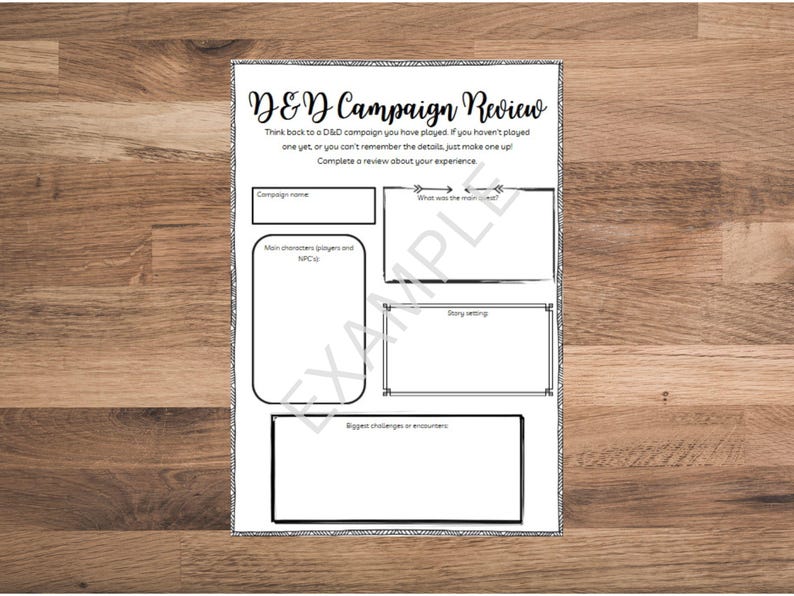Dungeon and Dragons Printable Activity Book, Fantasy Worksheets, School ...