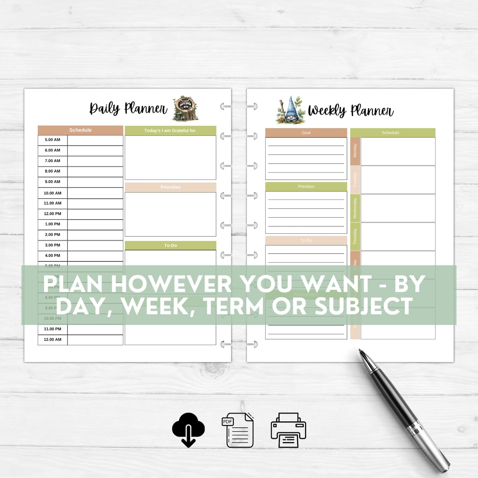 Homeschool Planner Printable 2025 2026 | Home Education Organiser ...