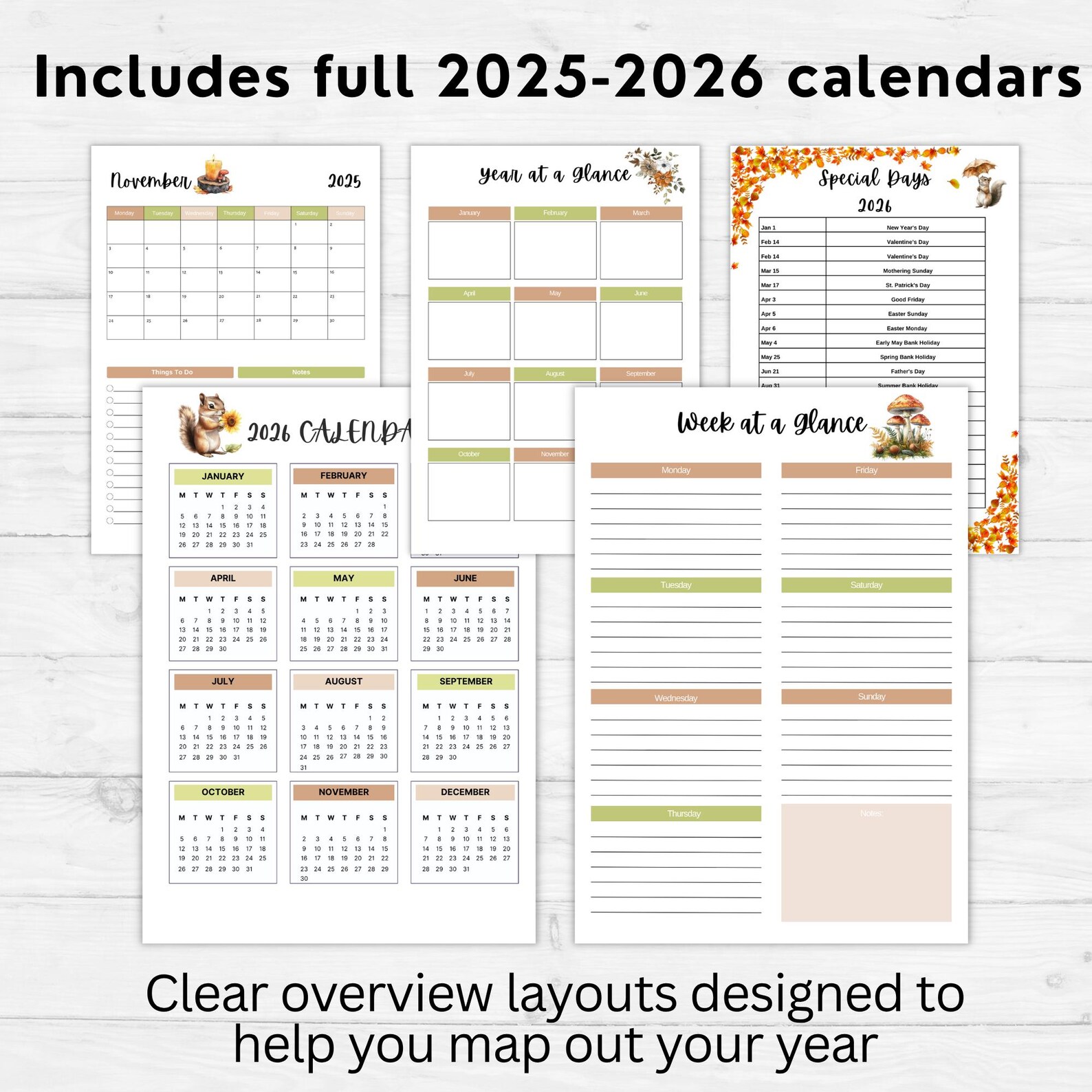 Homeschool Planner Printable 2025 2026 | Home Education Organiser ...