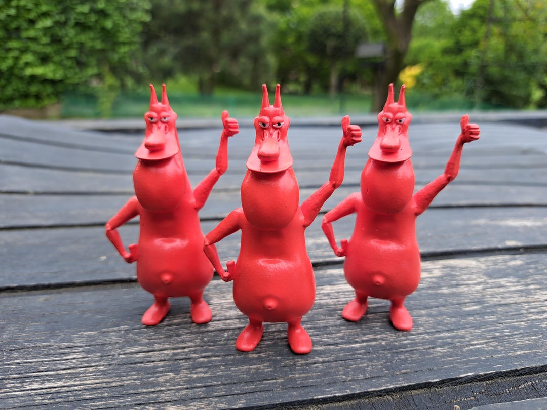 Red Guy Fan Art – Funny 90s Cartoon Gift for Retro Animation Lovers ...