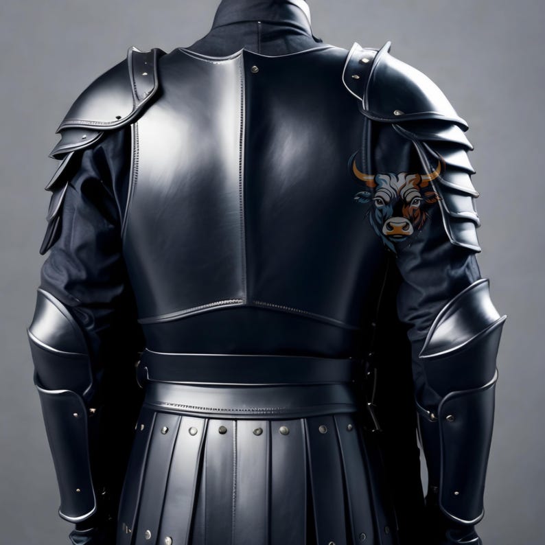 Black Knight Full Body Armor Suit | Medieval Gothic Cosplay Armor ...