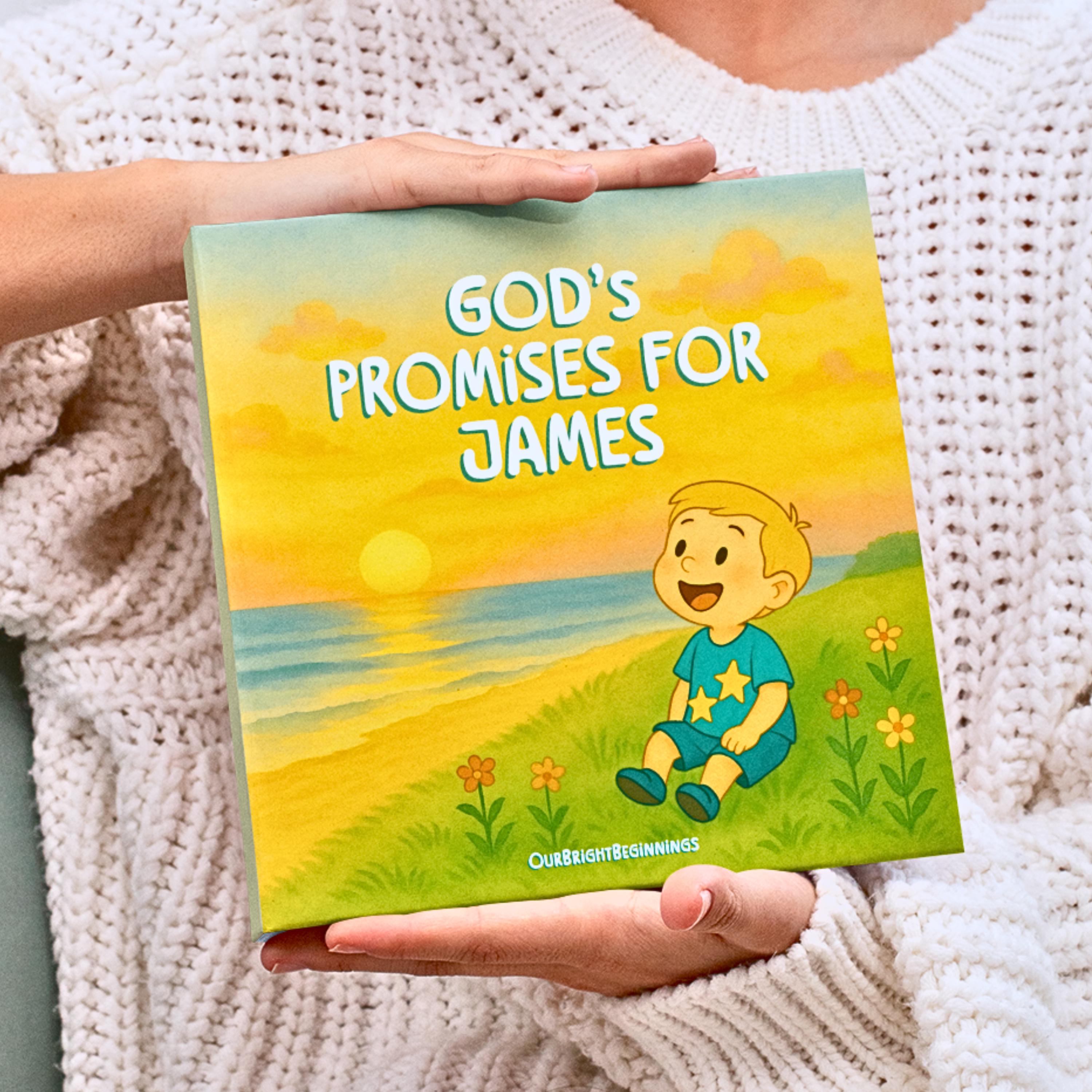 Baptism Gift, Custom Christening Book, God's Promises, Boy or Girl ...