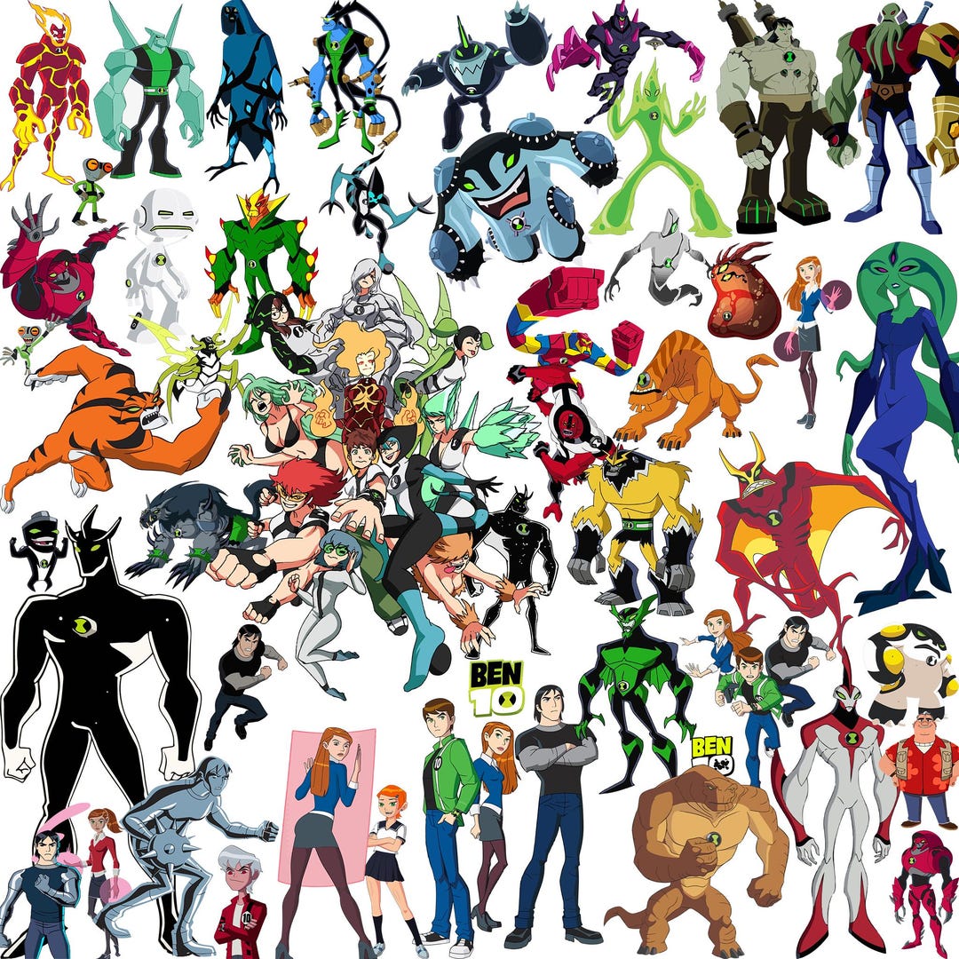 Ben 10 Digital Stickers- Ben 10- Ben 10 Digital Files- Digital Prints ...