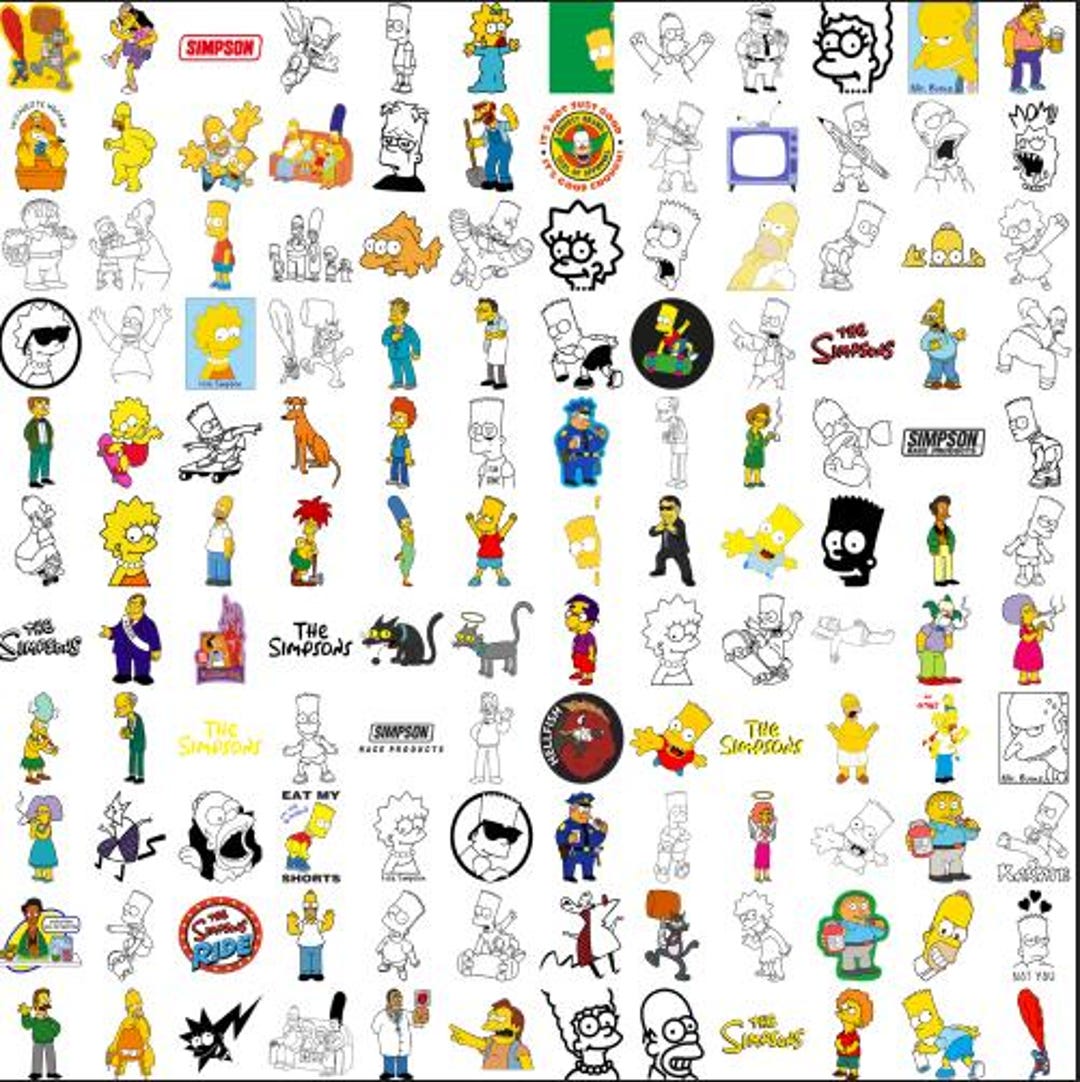 The Simpsons Digital Stickers- the Simpsons- the Simpsons Digital ...