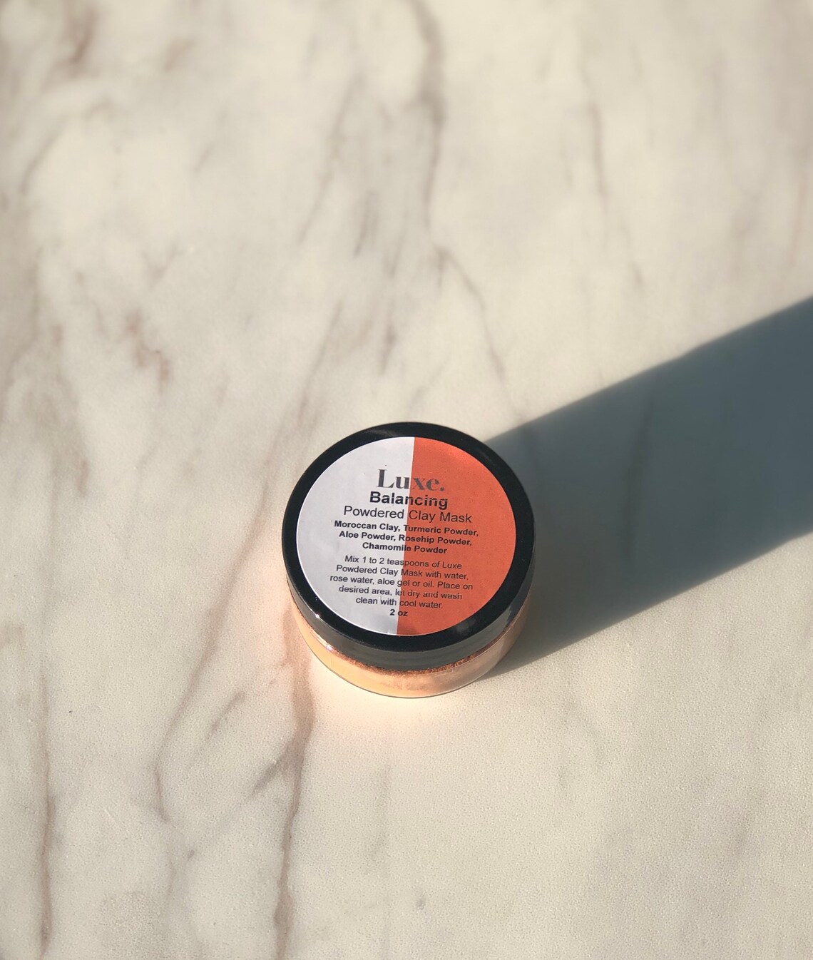 Balancing Facial Powdered Clay Mask Moroccan Clay Turmeric | Etsy