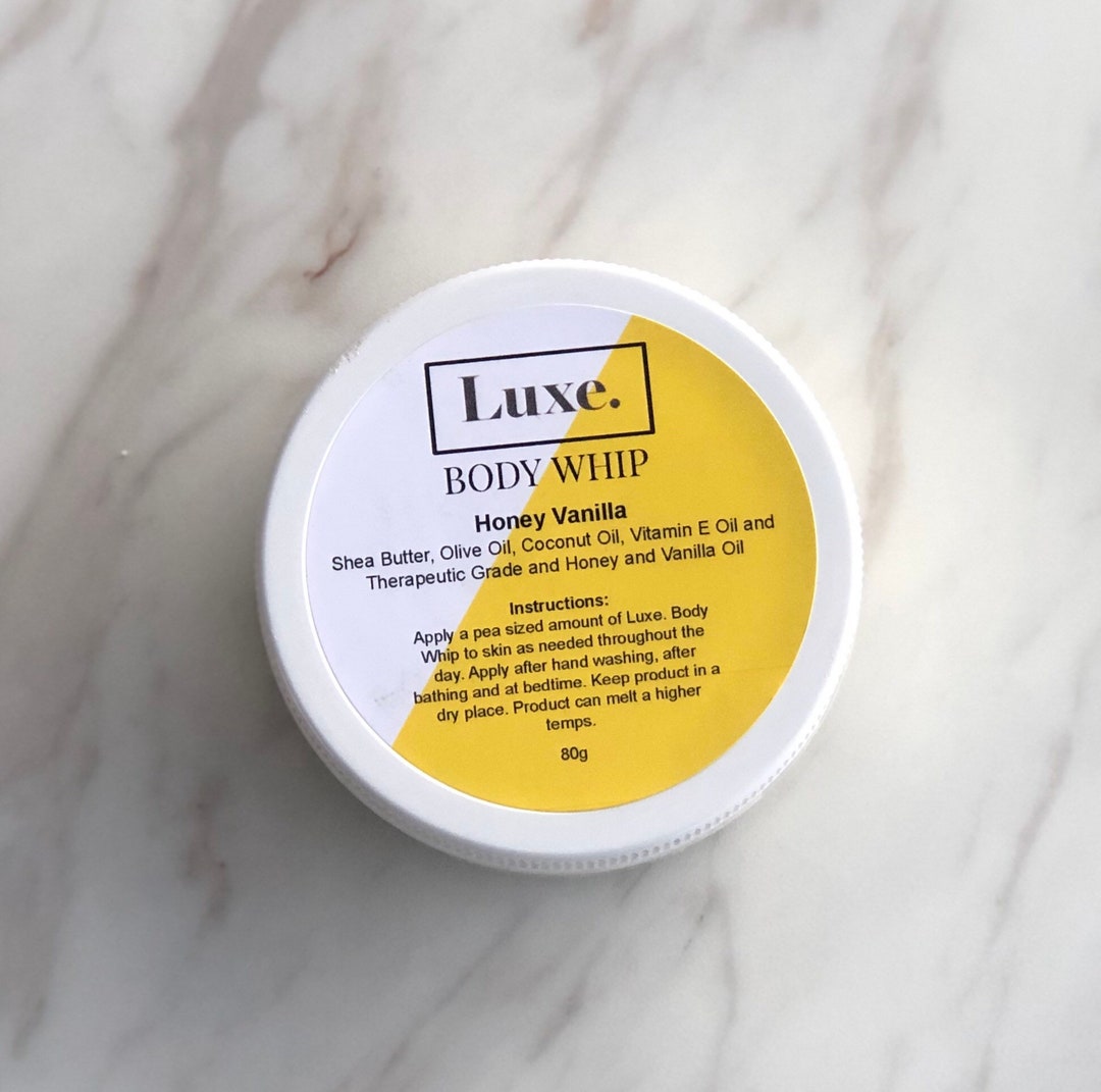 Luxe. Body Whip Double Whipped Moisture Rich Whipped Oil Honey Vanilla ...