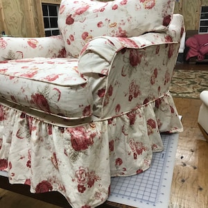 Custom Fitted Slipcover for Your Chair-handmade Using Your - Etsy
