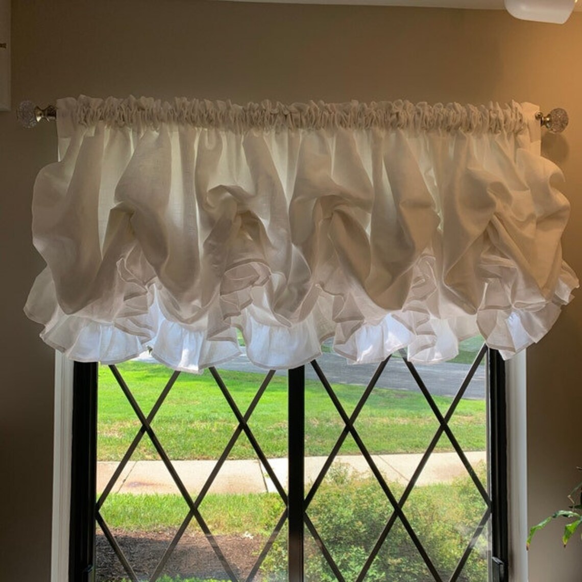 Custom Balloon Shade for Large Windowrod Pocket Balloon - Etsy