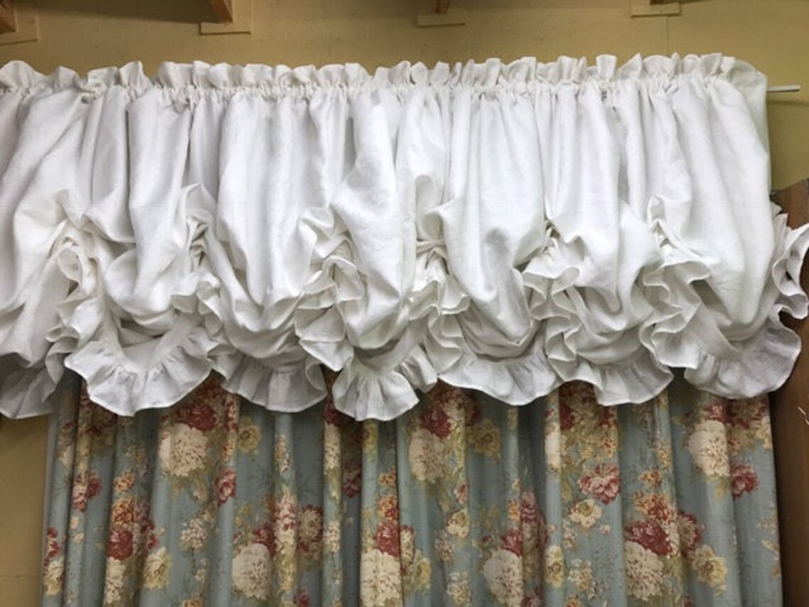 Custom Balloon Shade for Large Windowrod Pocket Balloon - Etsy