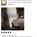 White Linen Ruffled Balloon Shade Window Treatment-ruffled Balloon ...