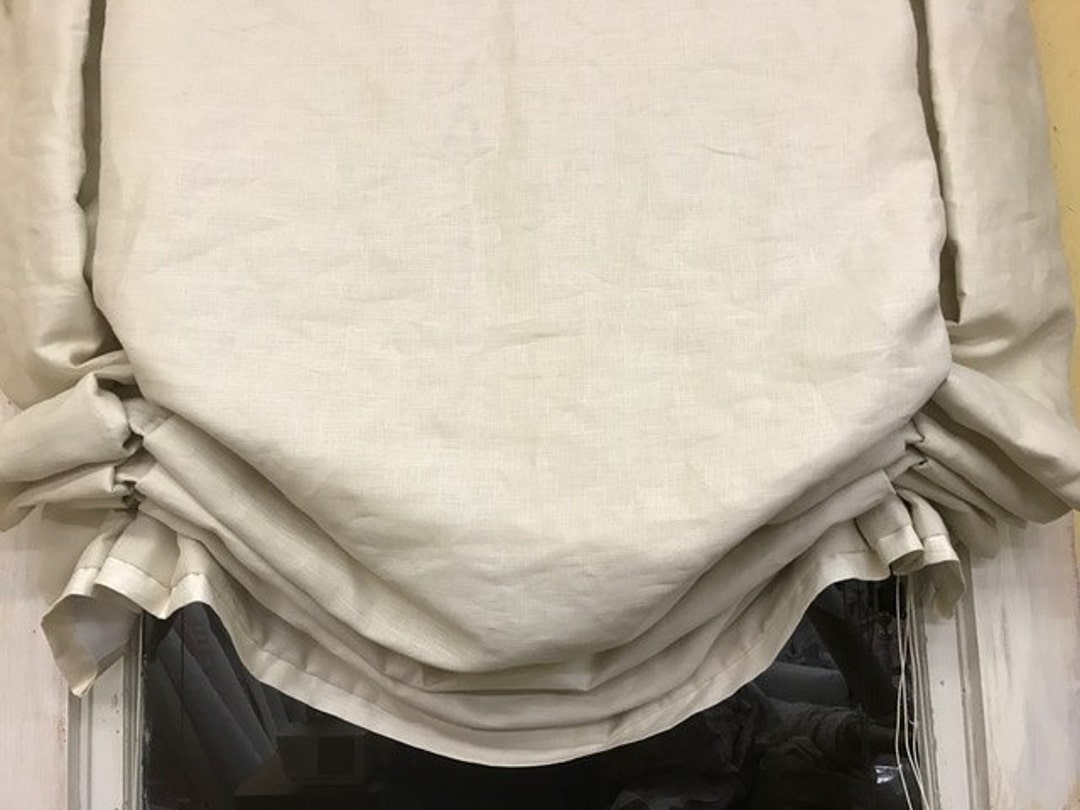 Tailored Relaxed Shade in Linen-london Shade-lined Linen Shade-board ...