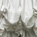 White Linen Ruffled Balloon Shade Window Treatment-ruffled - Etsy