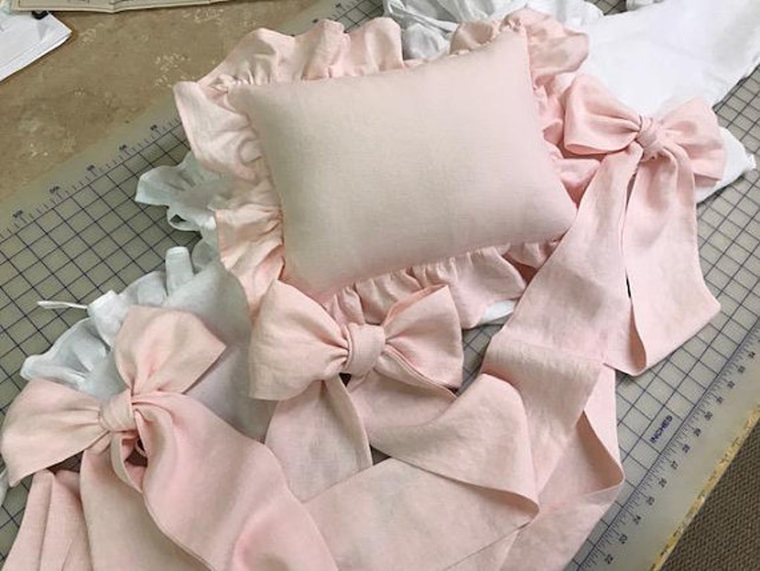 Crib Bow Separates-3 Oversized Crib Bows-crib Sashes-window Treatment ...