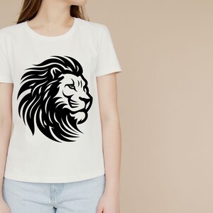Lion Face SVG Bundle |wild Animal Cut Files |tribal Lion Head Clipart ...