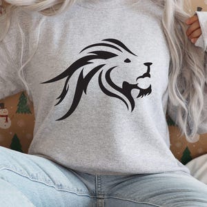 Lion Face SVG Bundle |wild Animal Cut Files |tribal Lion Head Clipart ...