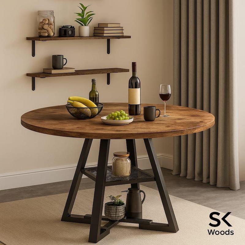 Dining Set Round 36 Inches - Etsy