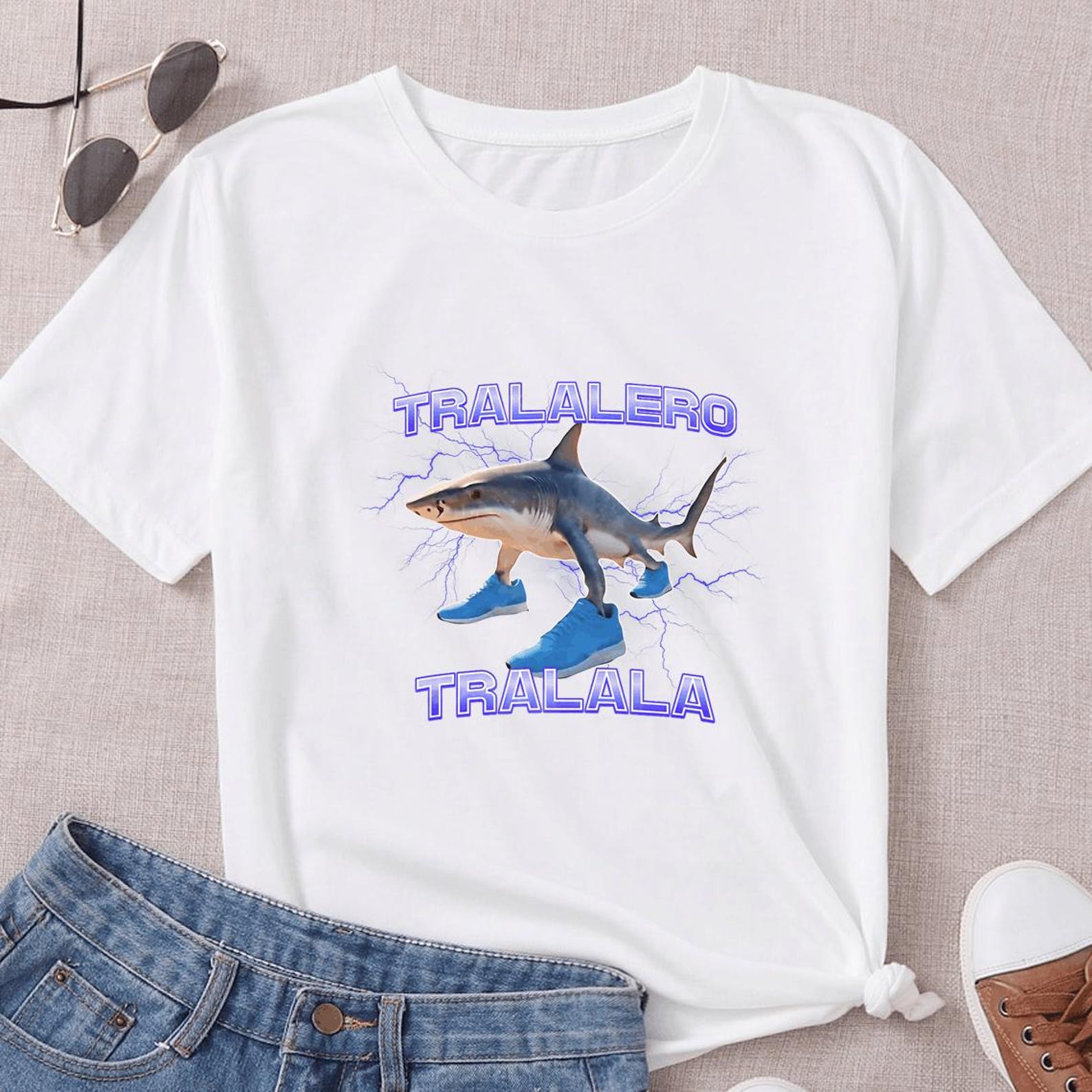 Tralalero Tralala Vintage 90s, Tralalero Tralala Shark Meme PNG ...