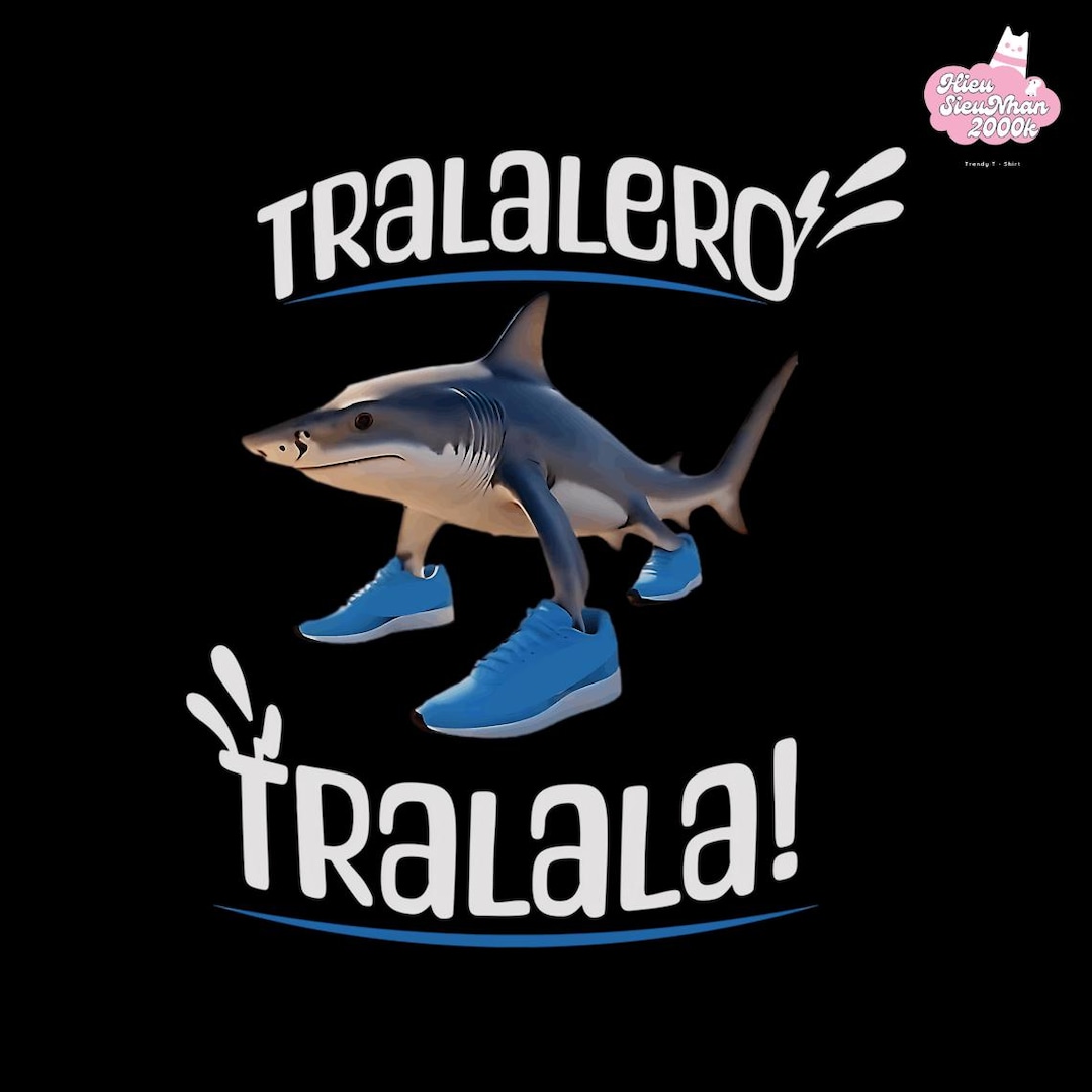 Tralalero Tralala Shark With Shoes Retro, Tralalero Tralala Shark Meme ...