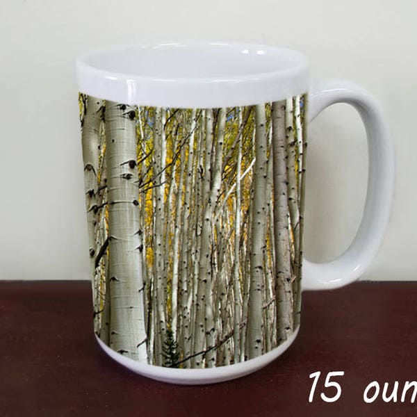 Aspen Tree Mug - Etsy