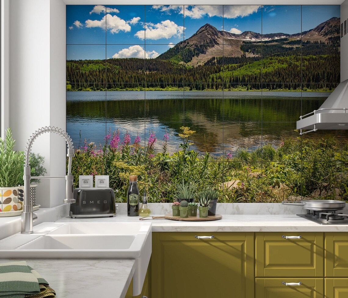 Colorado Ceramic Tile Mural, Window Mural, Kitchen Back Splash ...