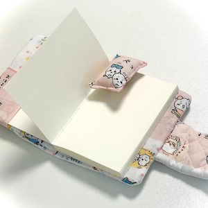 Chiikawa Cute Design Book Cover, Adorable Kawaii Journal Sleeve for ...