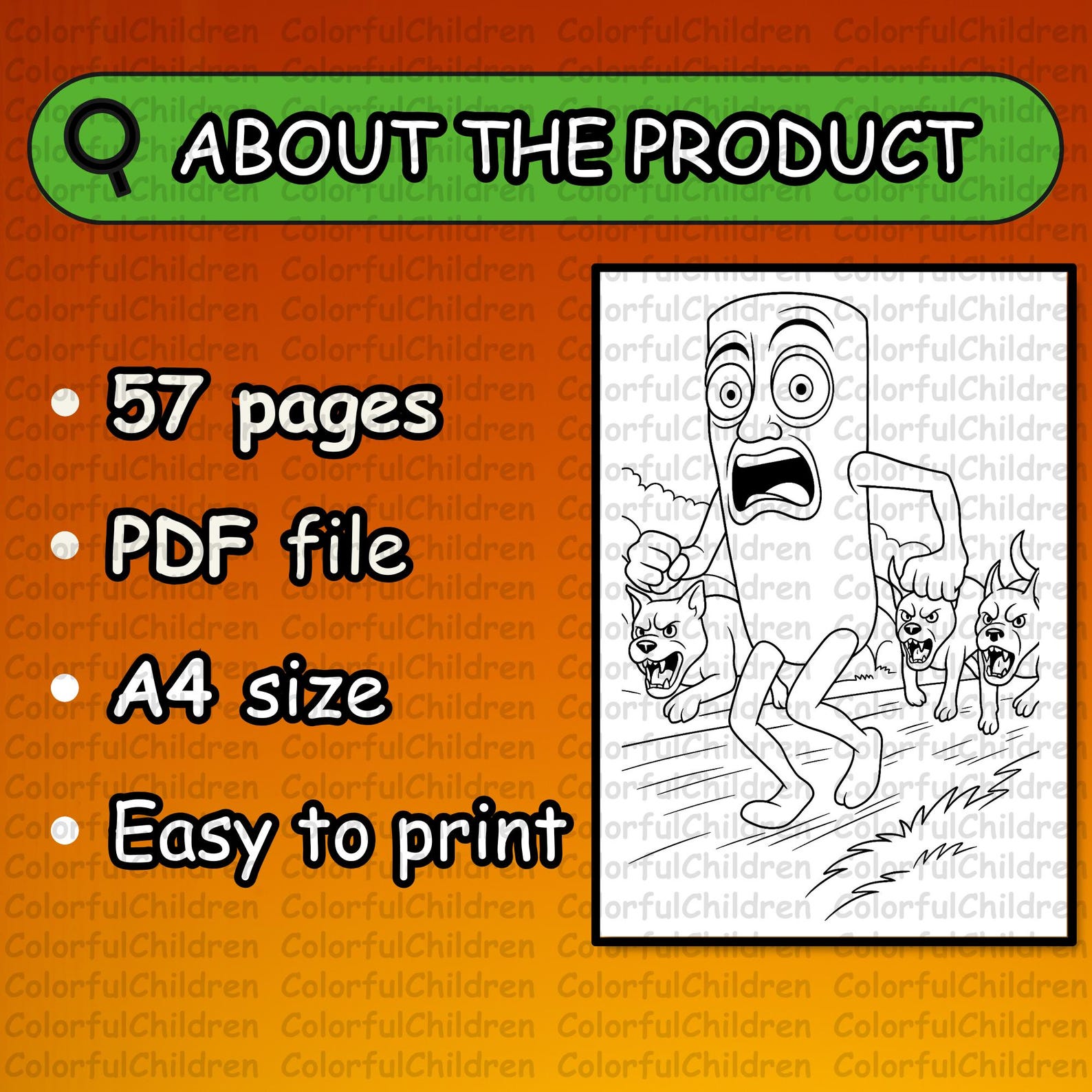 57 Pages / Brainrot Coloring Pages / PDF File/ Digital Download/ A4 ...