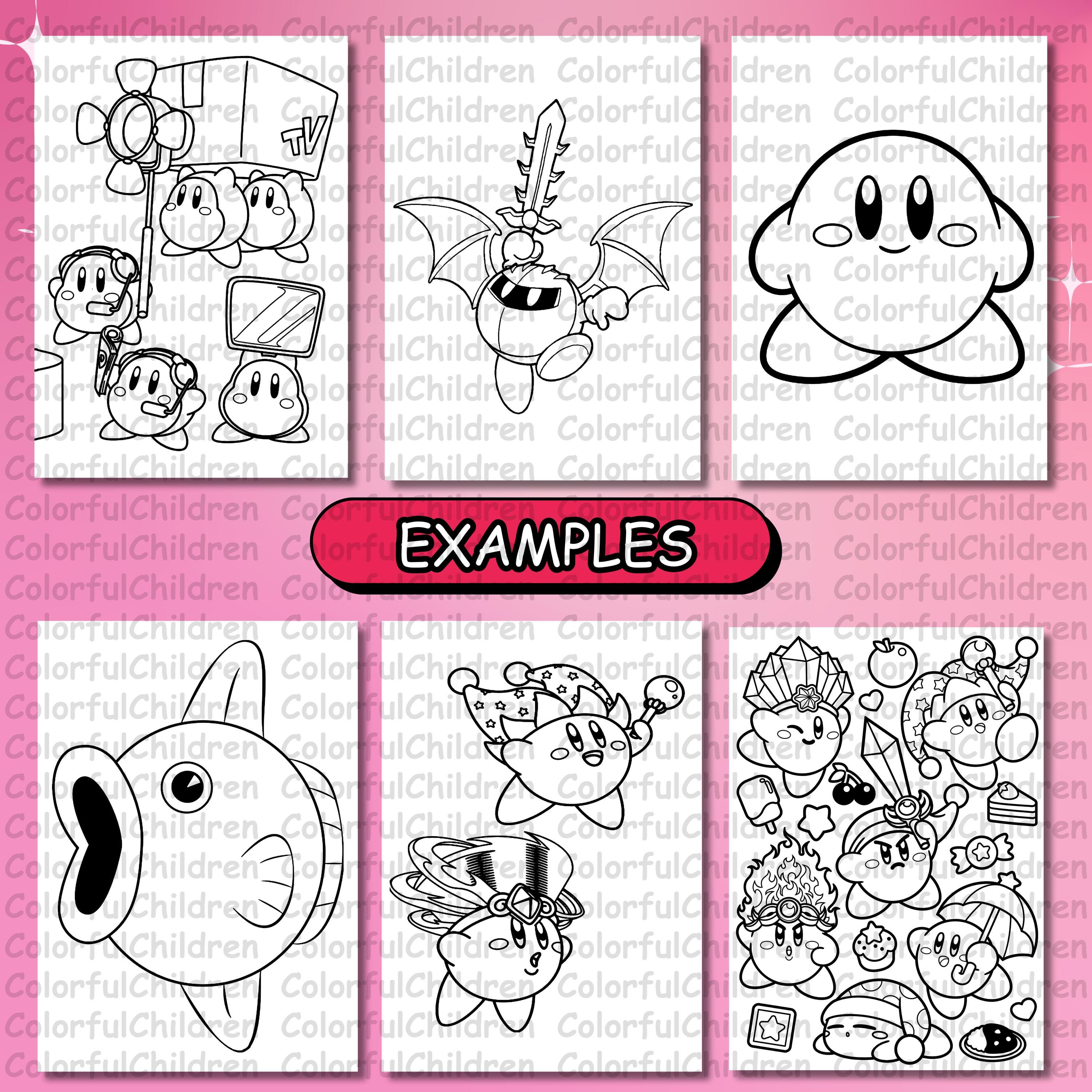 90 Pages/ Coloring Book / Coloring Pages for Kids/ PDF File/digital ...