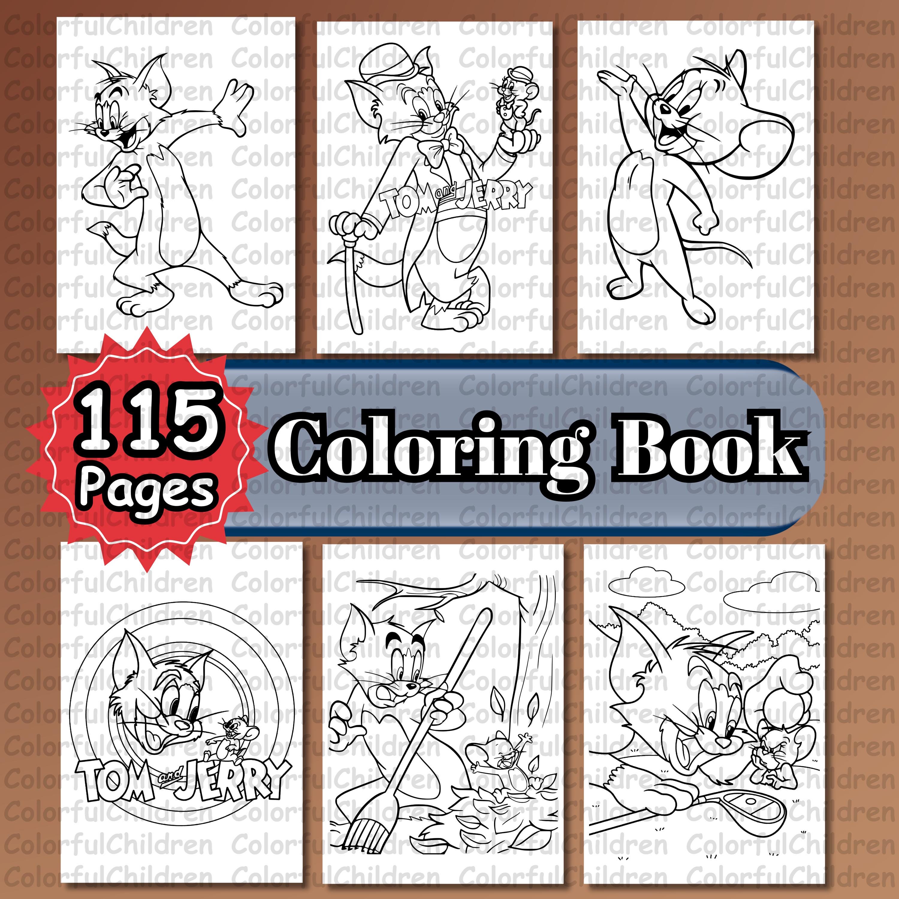 115 Pages/ Coloring Book/ Coloring Pages for Kids/ PDF File/digital ...