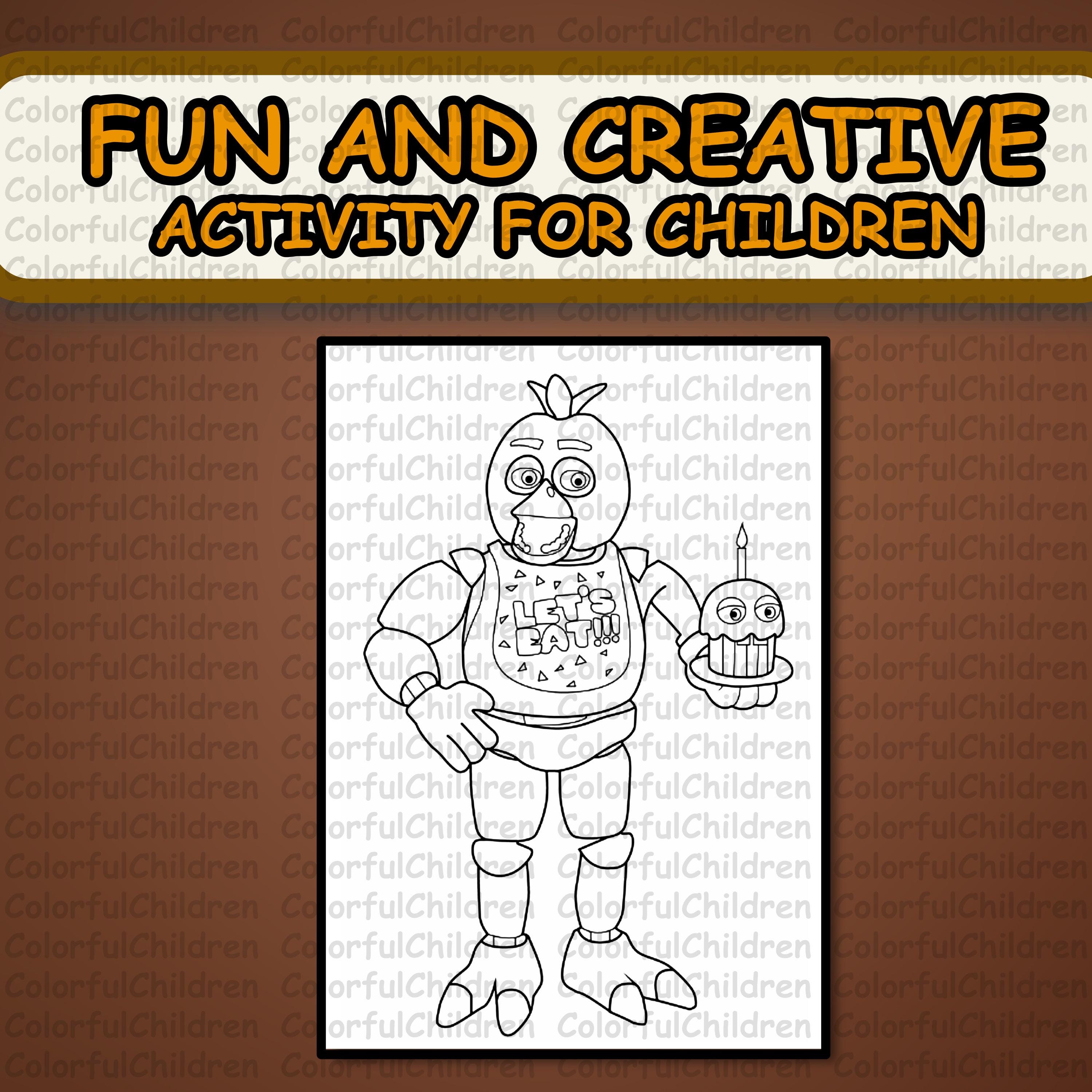 80 Pages/ Coloring Book/ Coloring Pages for Kids/ PDF File/digital ...