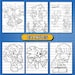 130 Pages / Coloring Book/ Coloring Pages for Kids/ PDF File/ Digital ...