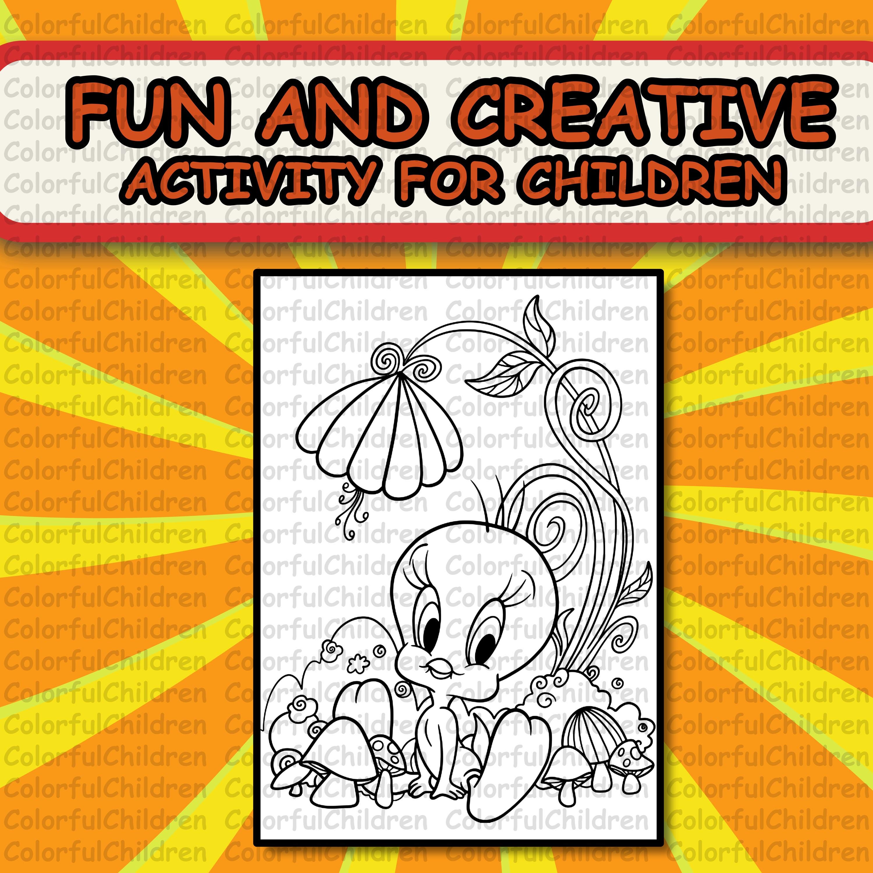 220 Pages/ Cartoons Mix/ Coloring Book/ Coloring Pages for Kids/ PDF ...
