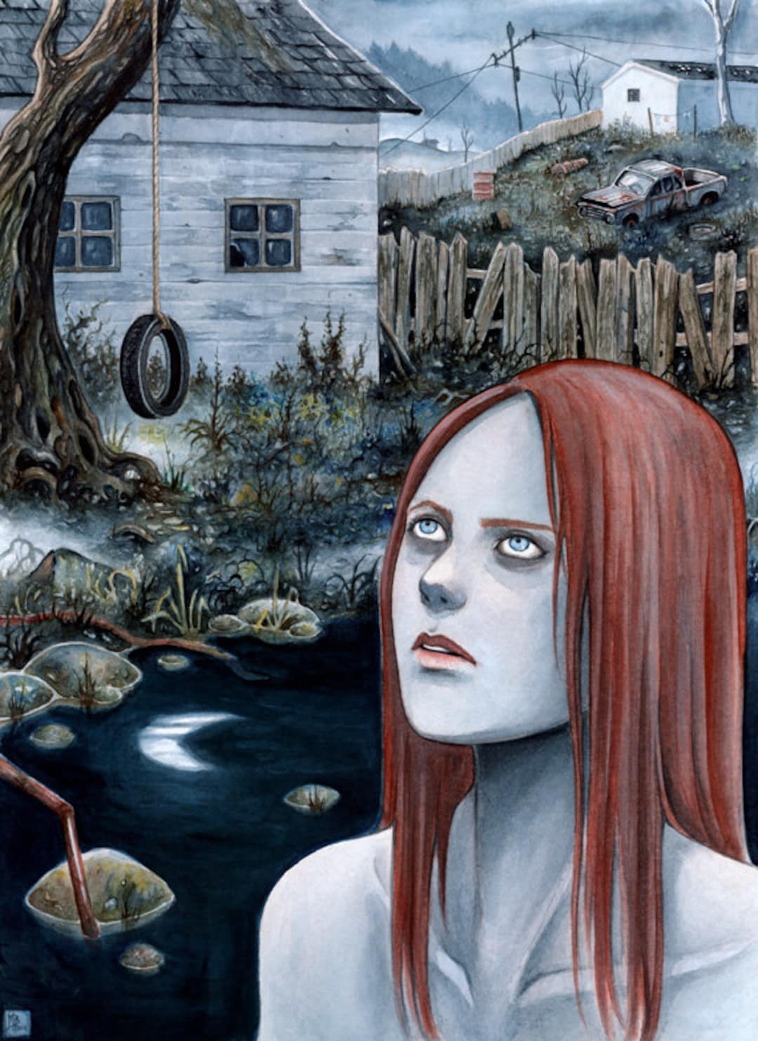 The Witching Hour - Watercolor Painting - Etsy