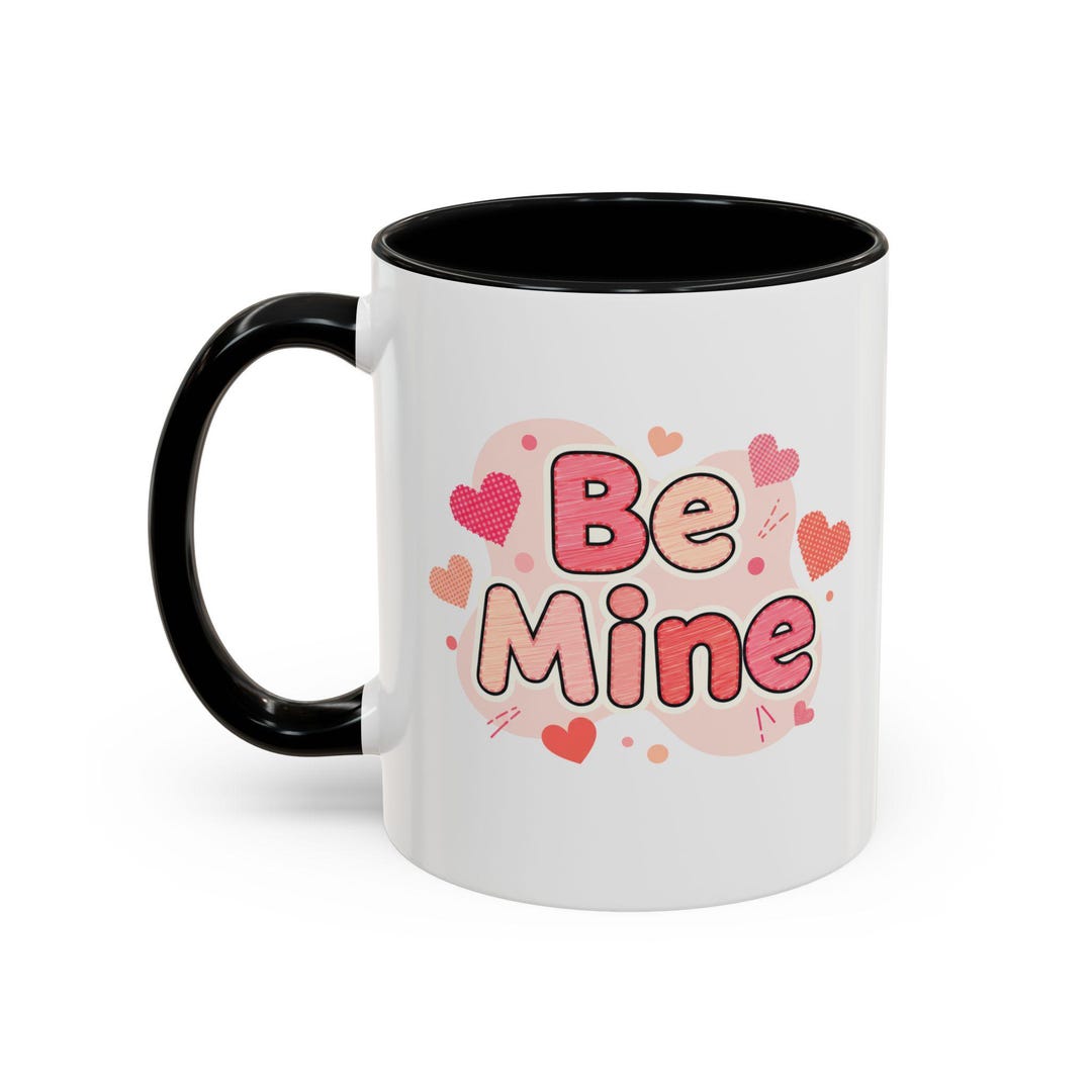 Kawaii Coffee Mug | 'be Mine' Valentine's Day Gift - Etsy