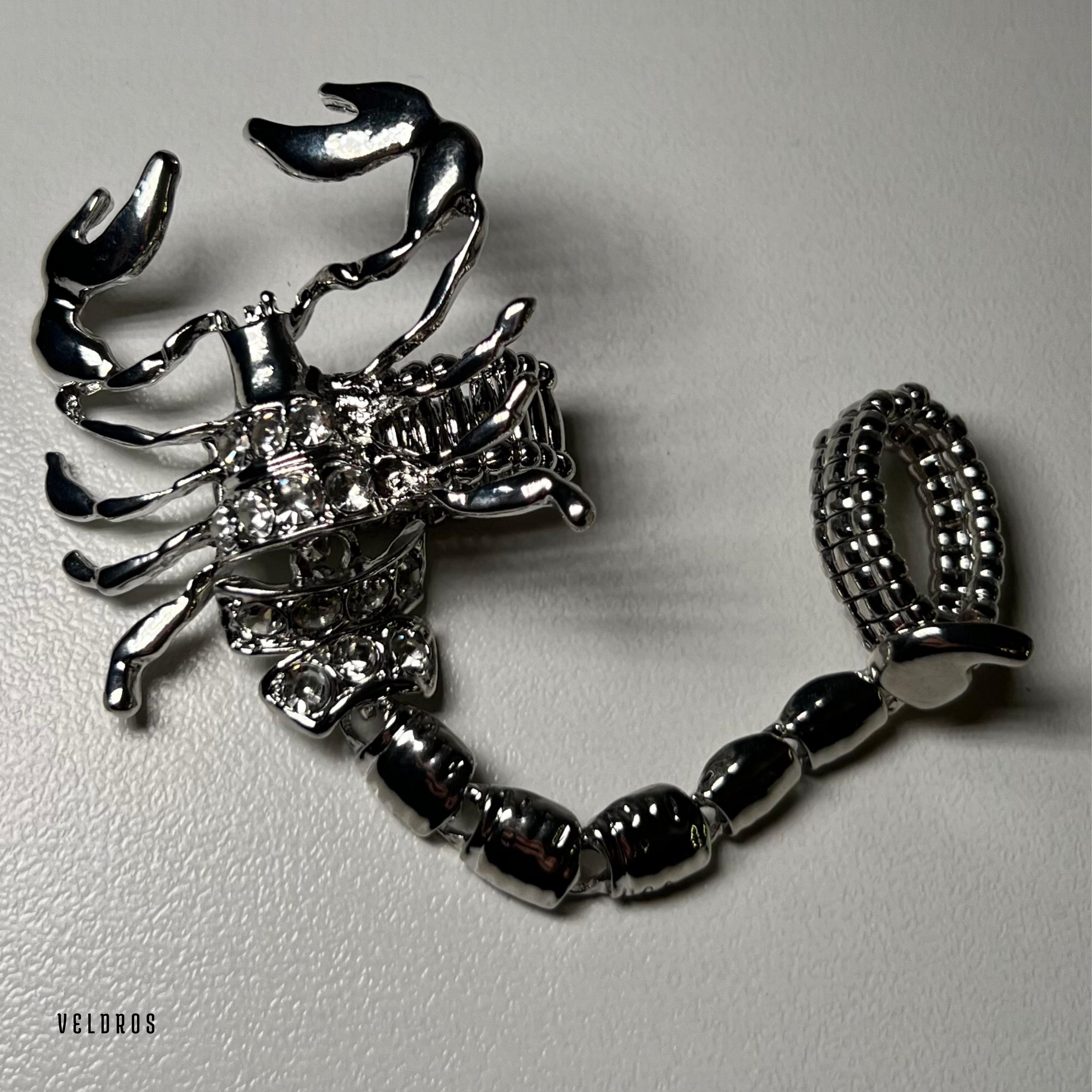 Scorpion Adjustable Ring, Gothic Ring, Silver Ring, Animal Ring ...