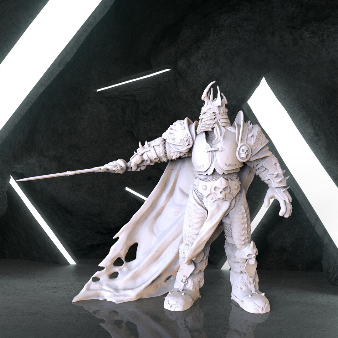 Lich King Figure, World of Warcraft Digital 3D Model, Lich King Figure ...