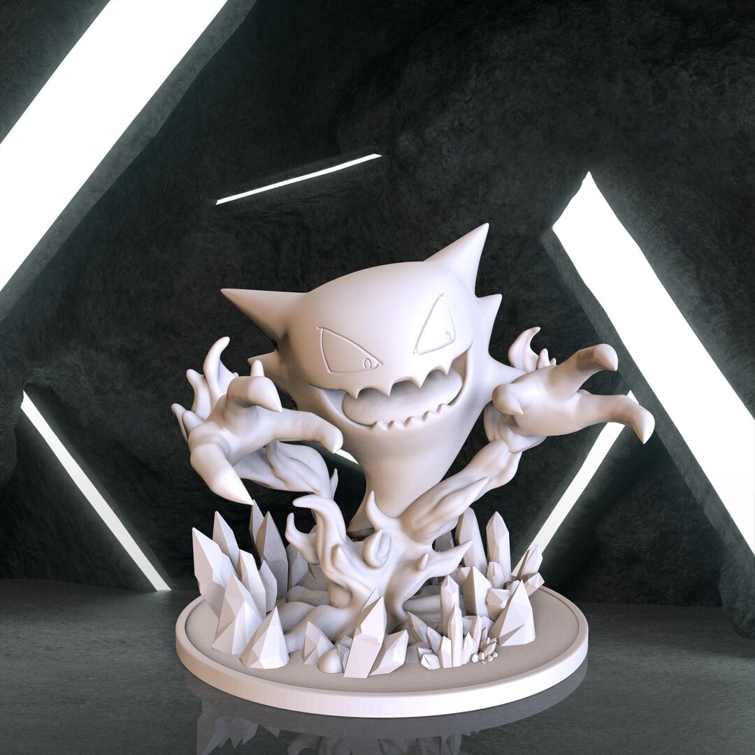 Haunter Figure, Pokemon Digital 3D Model, Pokemon Stl 3D Model Design ...