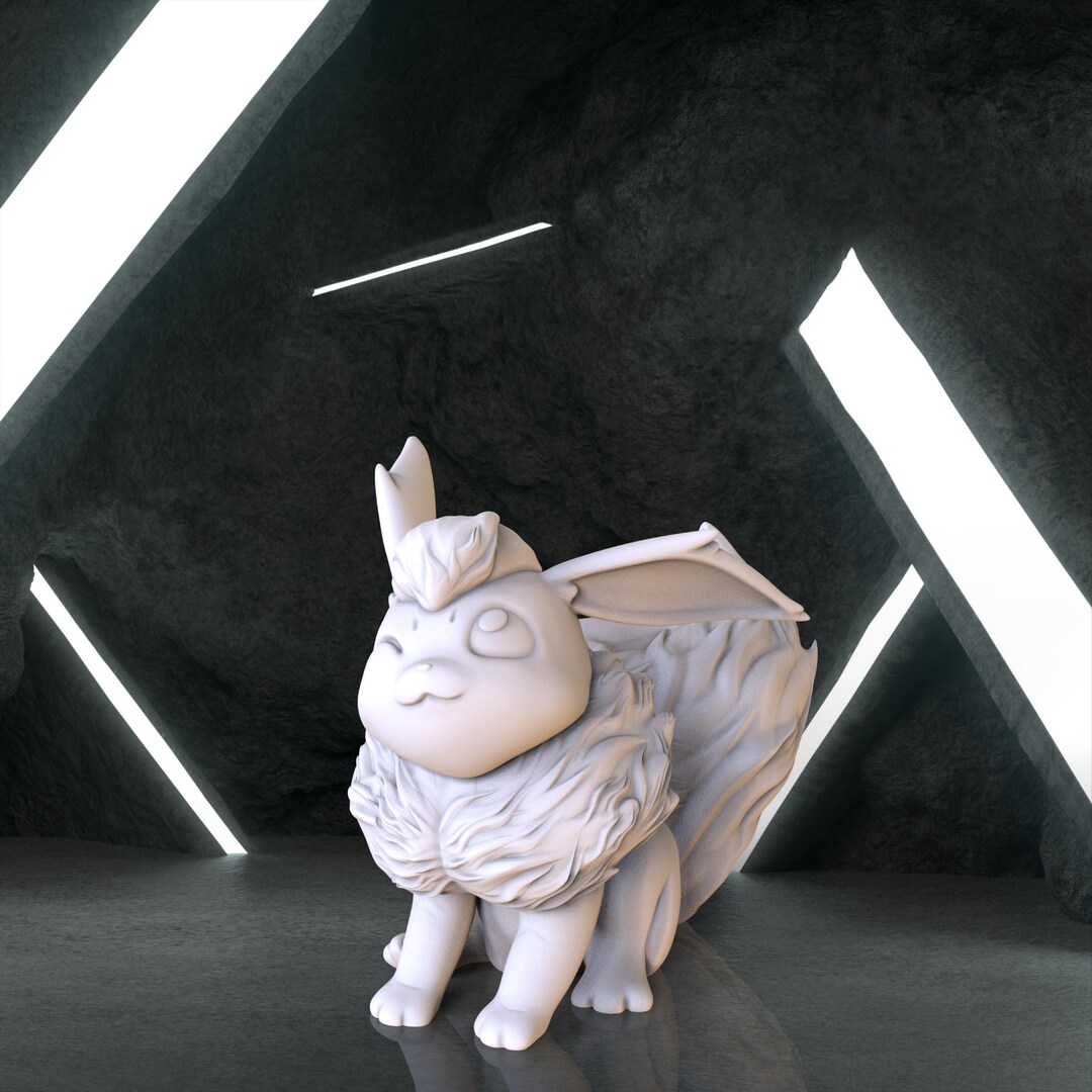 Flareon Figure Pokemon, Pokemon Digital 3D Model, Pokemon Stl 3D Model ...