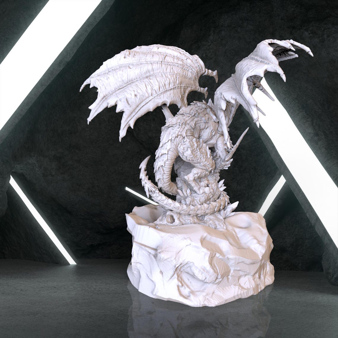 Titan Dragon Figure, Titan Dragon Digital 3D Model, Dragon Figure Stl ...