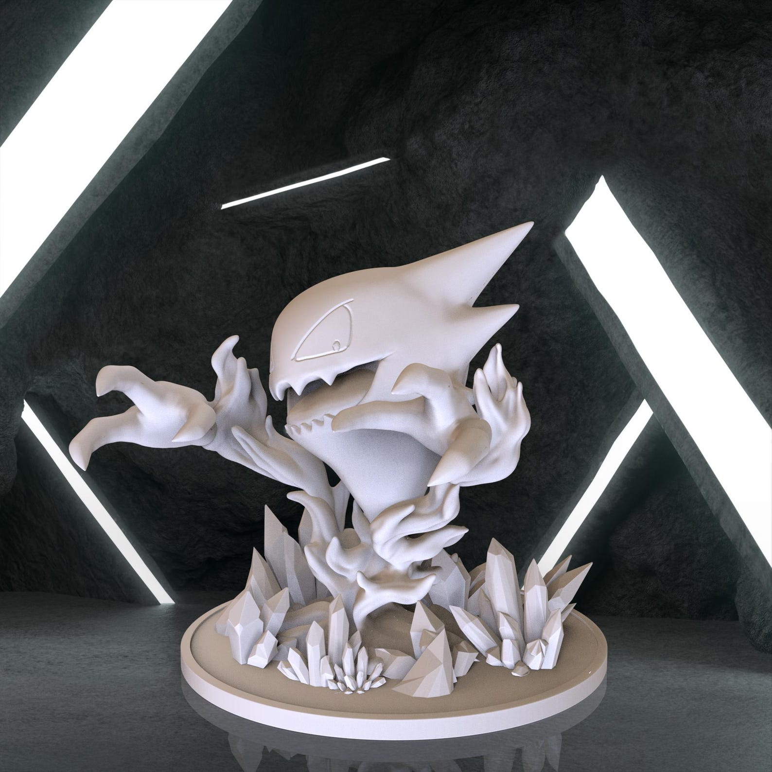 Haunter Figure, Pokemon Digital 3D Model, Pokemon Stl 3D Model Design ...