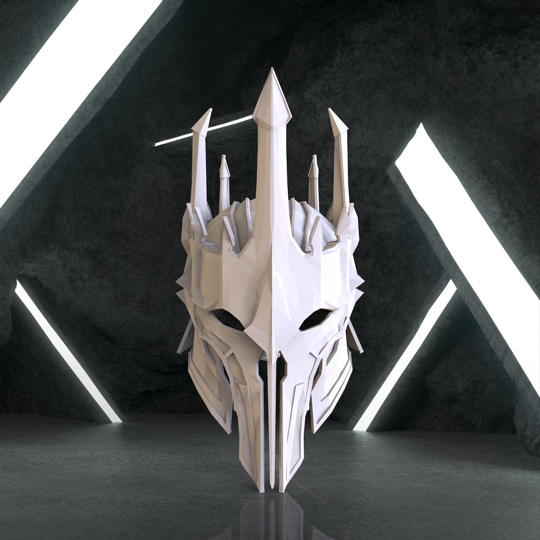 Sauron Armor Helmet, Sauron Armor Helmet STL, LOTR Stl File for 3D ...