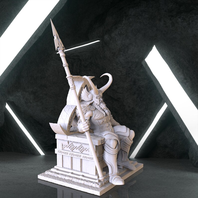 Odin Gods Figure, Odin Digital 3D Model, Odin Stl 3D Model Design, Gods ...