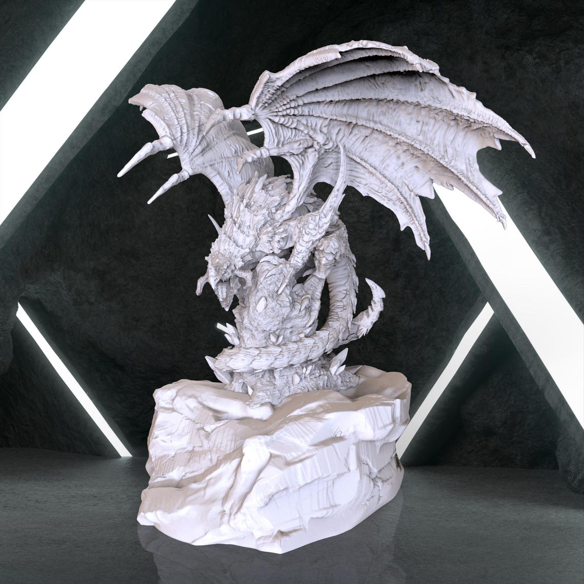 Titan Dragon Figure, Titan Dragon Digital 3D Model, Dragon Figure Stl ...