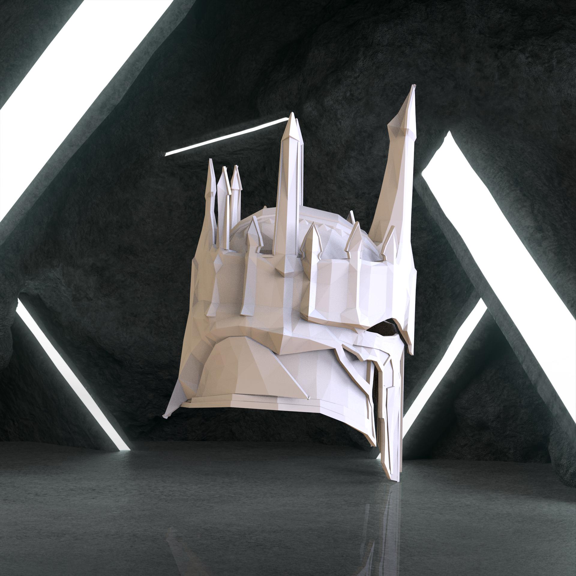 Sauron Armor Helmet, Sauron Armor Helmet STL, LOTR Stl File for 3D ...