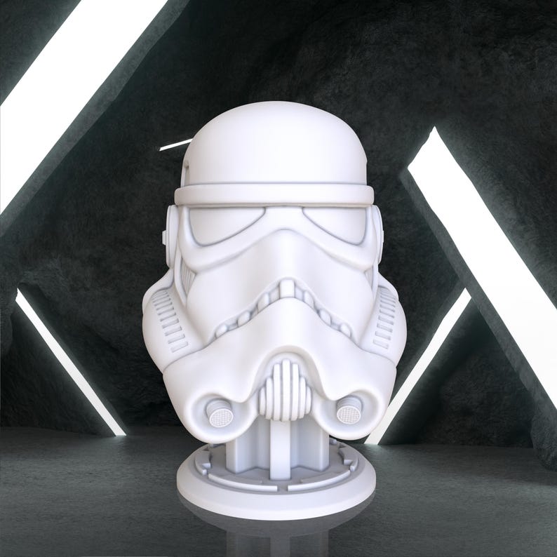 Stormtrooper Helmet, Helmet STL Star Wars, Star Wars Digital 3D Model ...