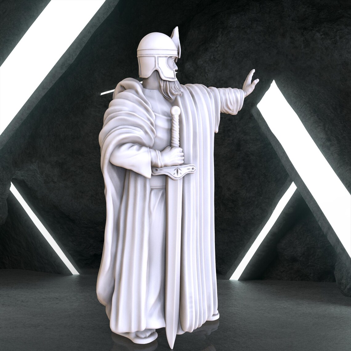 The Argonath Sculpture, the Argonath STL, LOTR Stl File 3D Printing ...