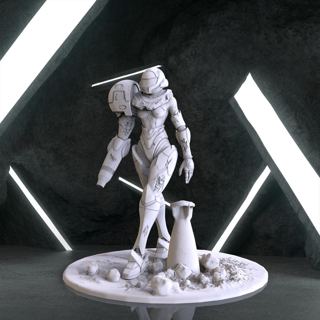 Samus Aran Figure, Samus Aran Digital 3D Model, Samus Aran Figure Stl ...