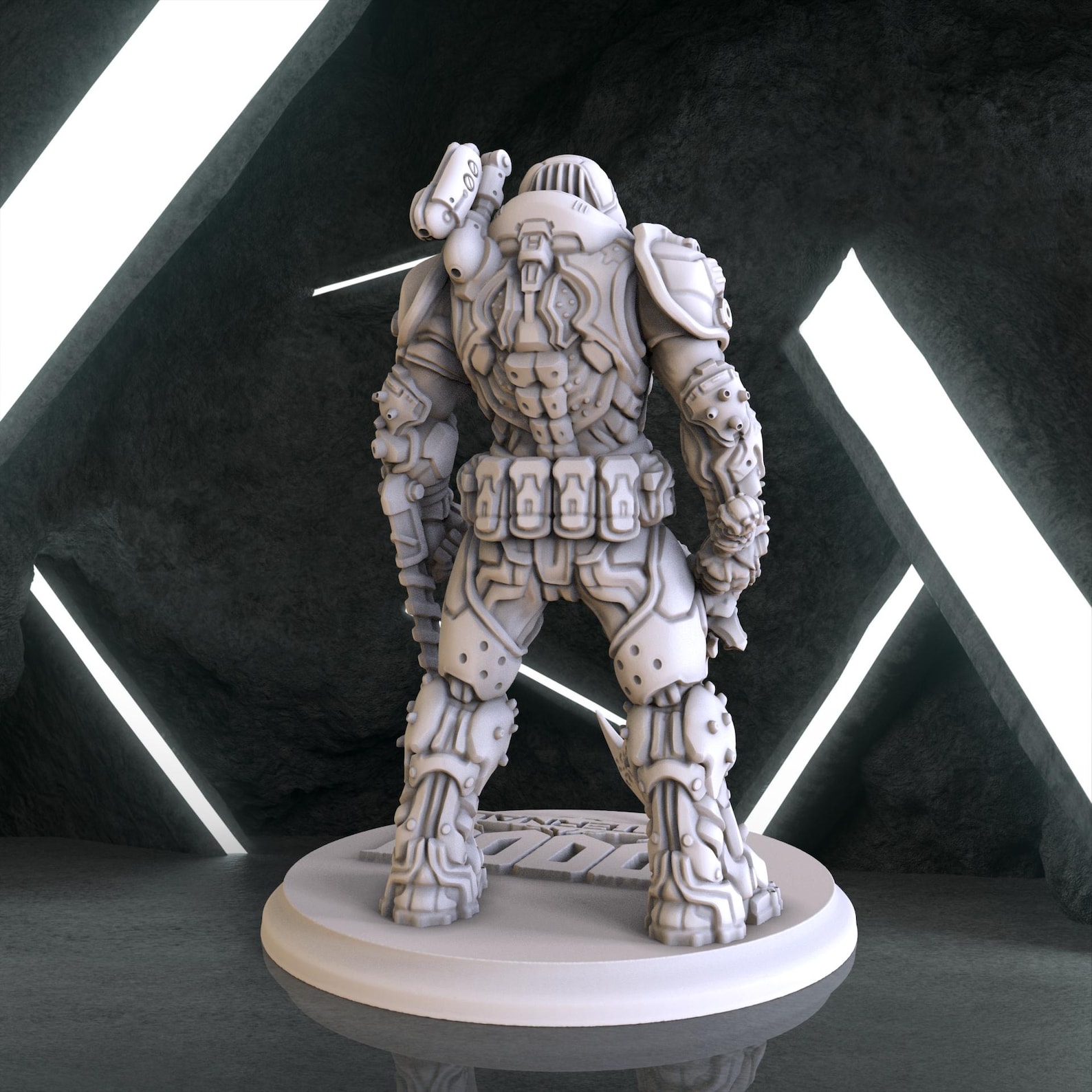 Doomguy Figure, Doomguy Digital 3D Model, Doomguy Stl 3D Model Design ...