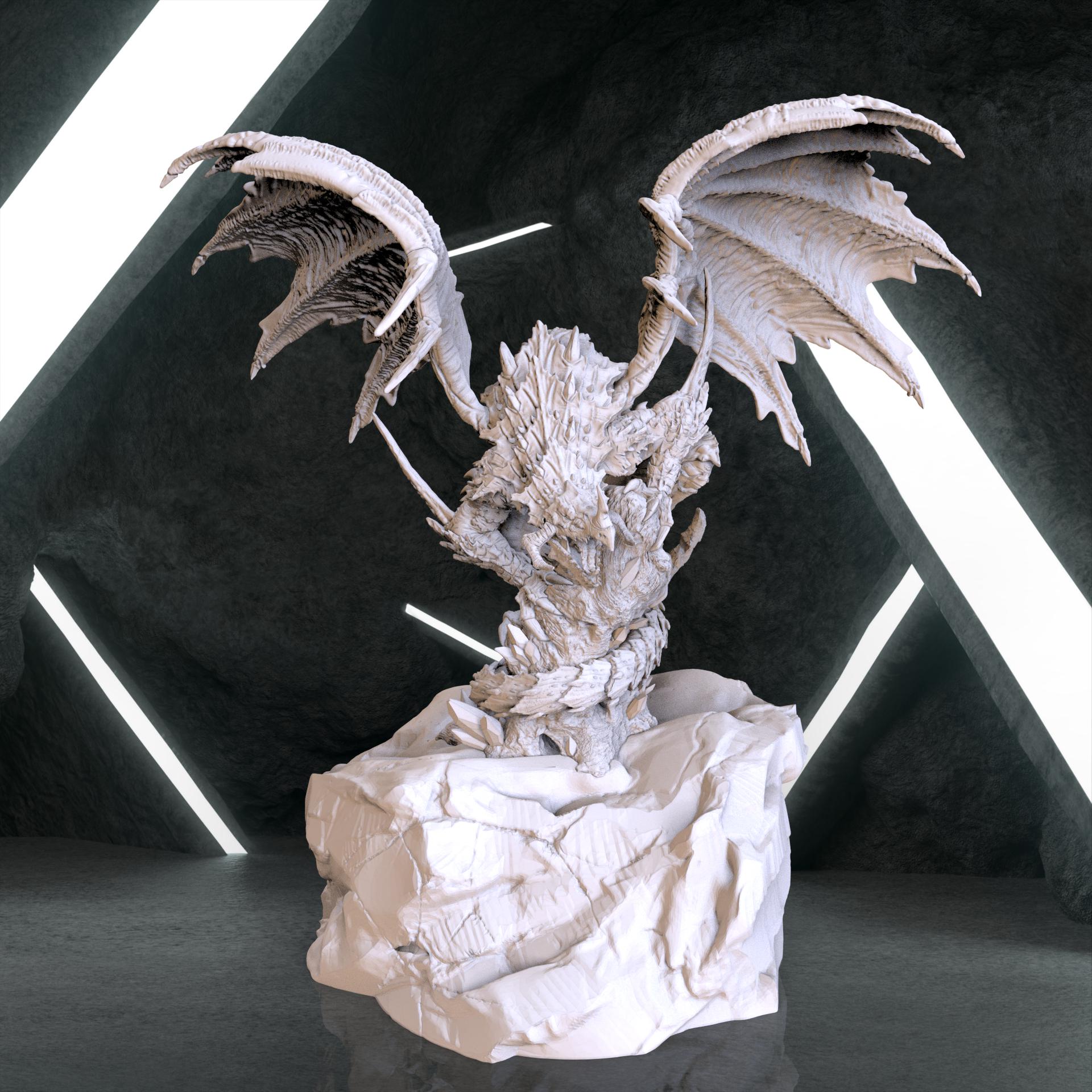 Titan Dragon Figure, Titan Dragon Digital 3D Model, Dragon Figure Stl ...
